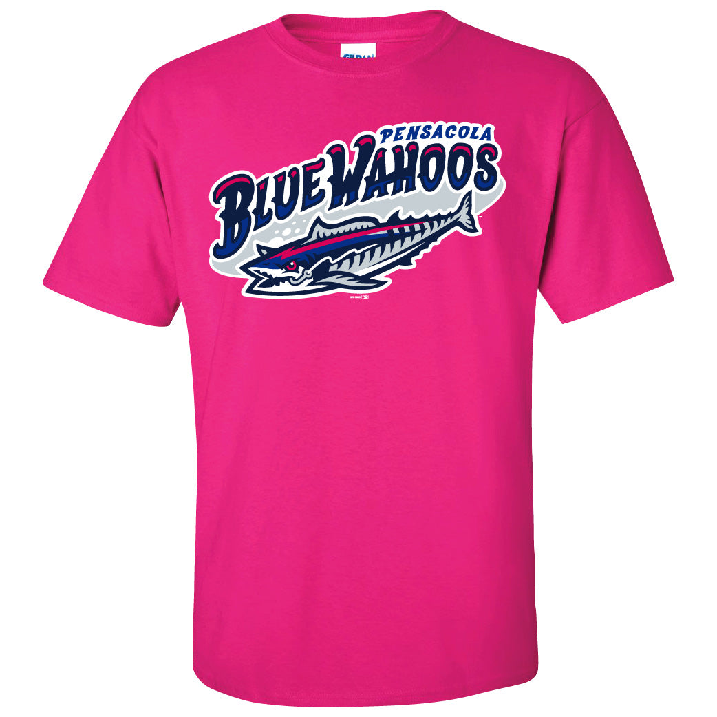 Pensacola Blue Wahoos Adult Basic T-Shirt – Pensacola Blue Wahoos Official Store