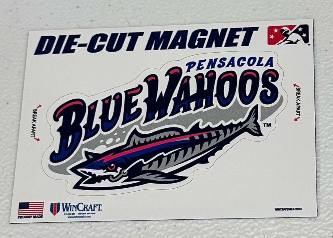 Pensacola Blue Wahoos Magnet – Pensacola Blue Wahoos Official Store