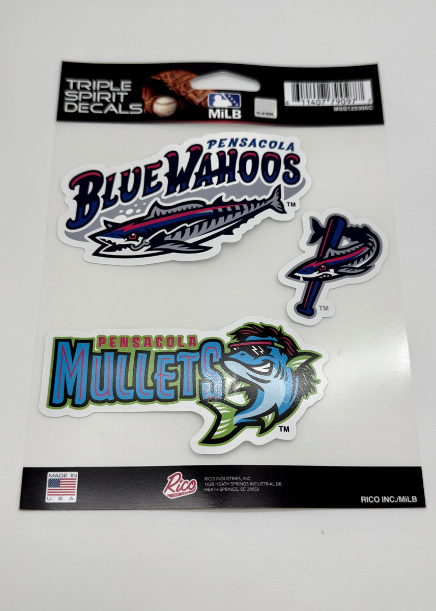 Pensacola Blue Wahoos Sticker Pack – Pensacola Blue Wahoos Official Store