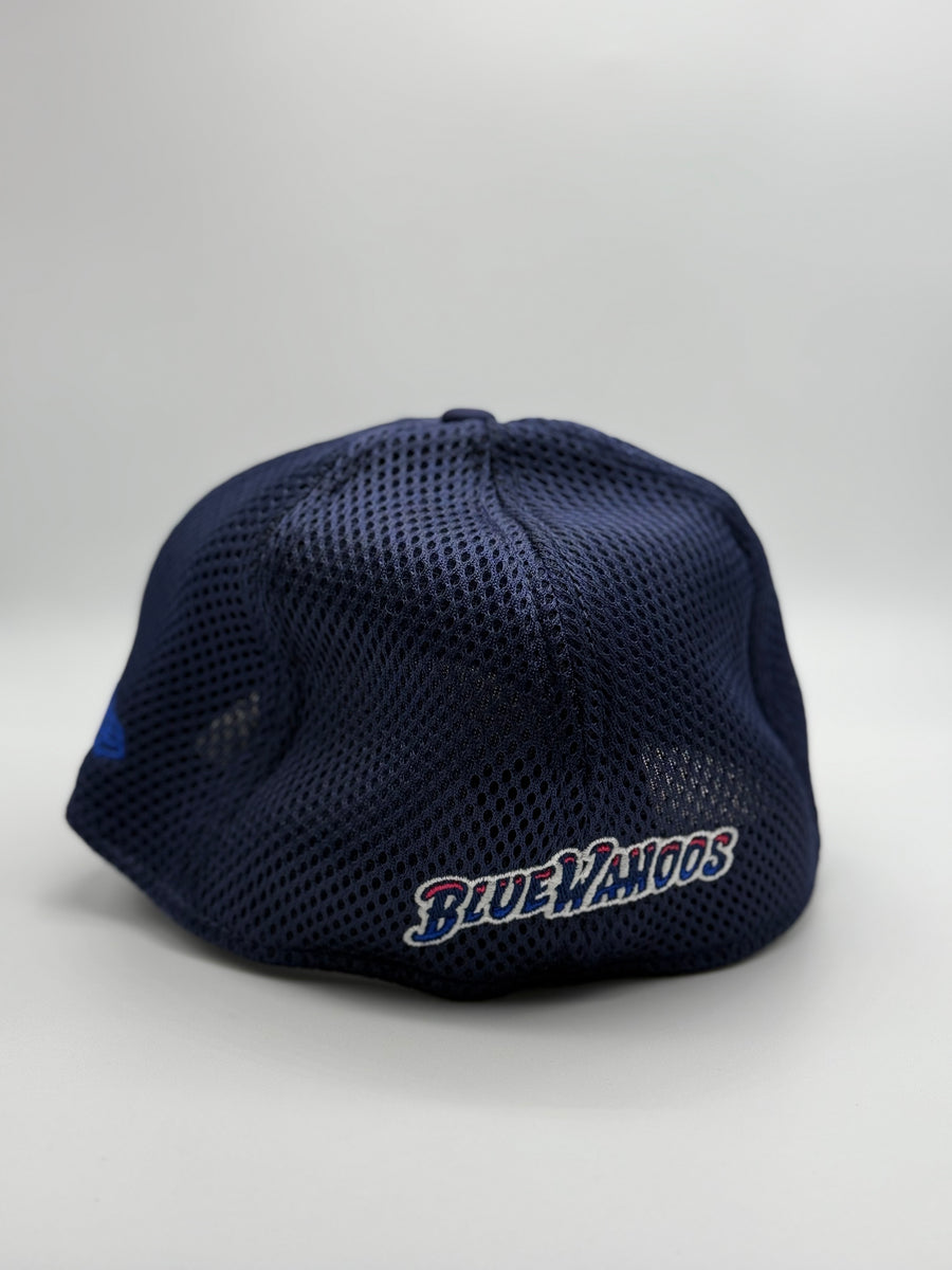 Pensacola Blue Wahoos New Era Navy Linear Hat – Pensacola Blue Wahoos ...