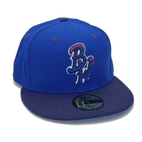 Pensacola Blue Wahoos New Era 59FIFITY Batting Practice Fitted Cap ...